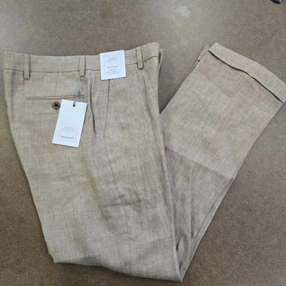 Murano | Pants | Murano Baird Mcnutt 0 Linen Pants Zac 28 X 30 Lt Brown Pantsslacktrousers ...